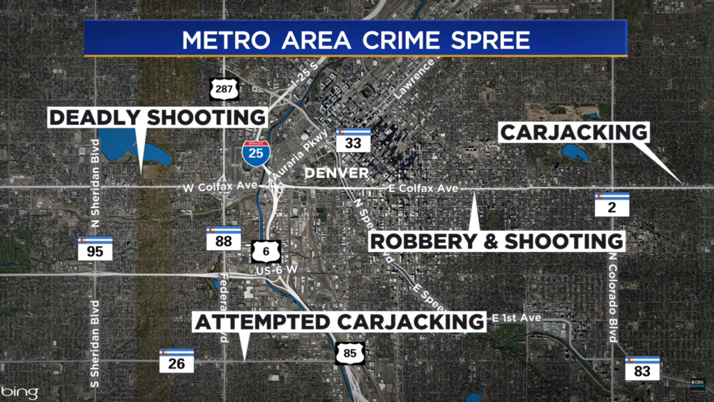 Man Killed In Denver Crime Spree, Police Still Searching For Group ...